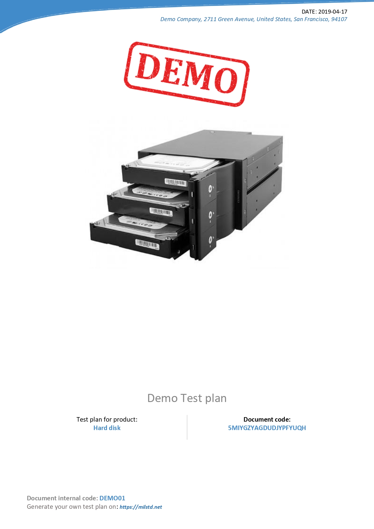 Test plan generator, your test plans online