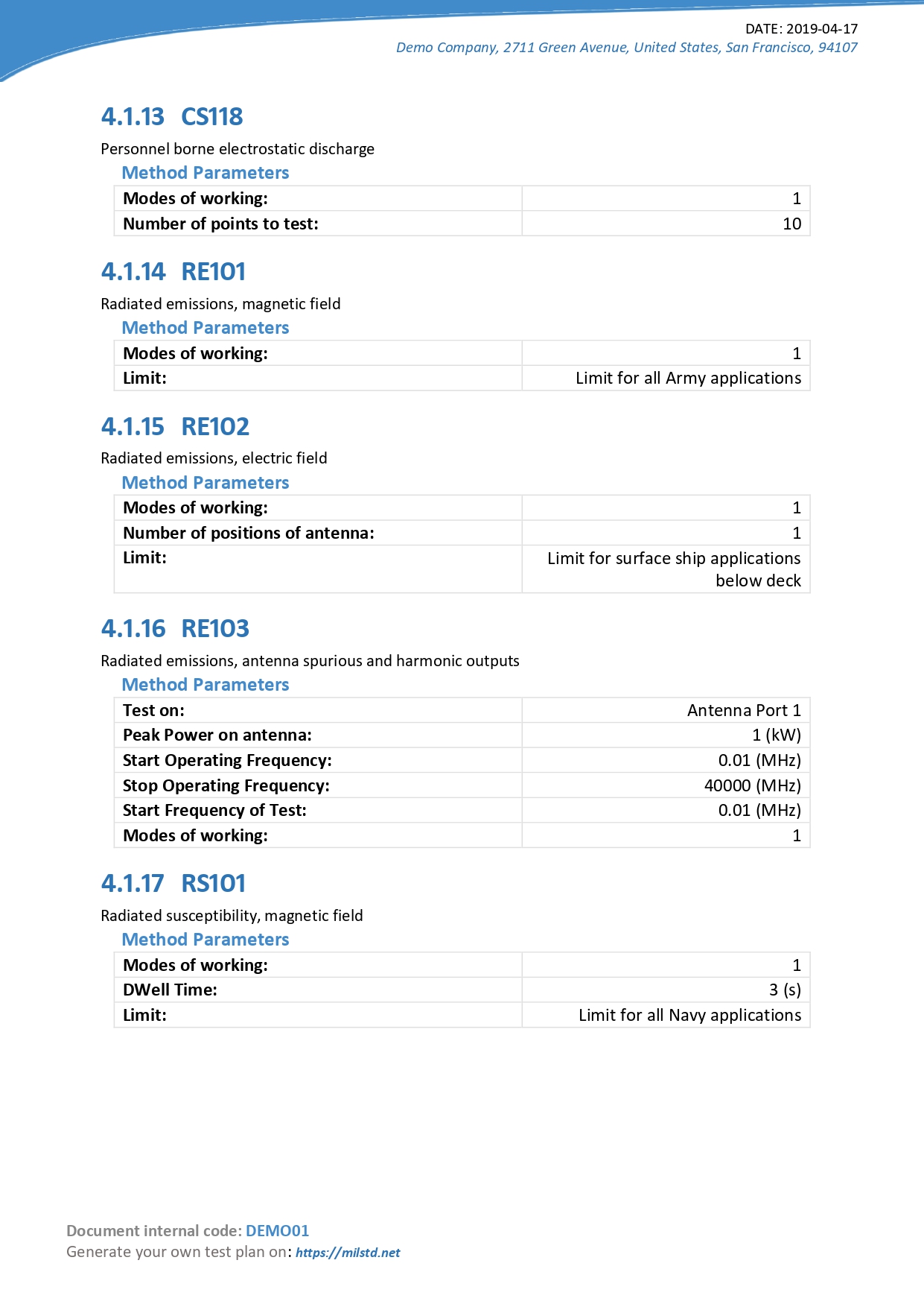 Test plan generator, your test plans online